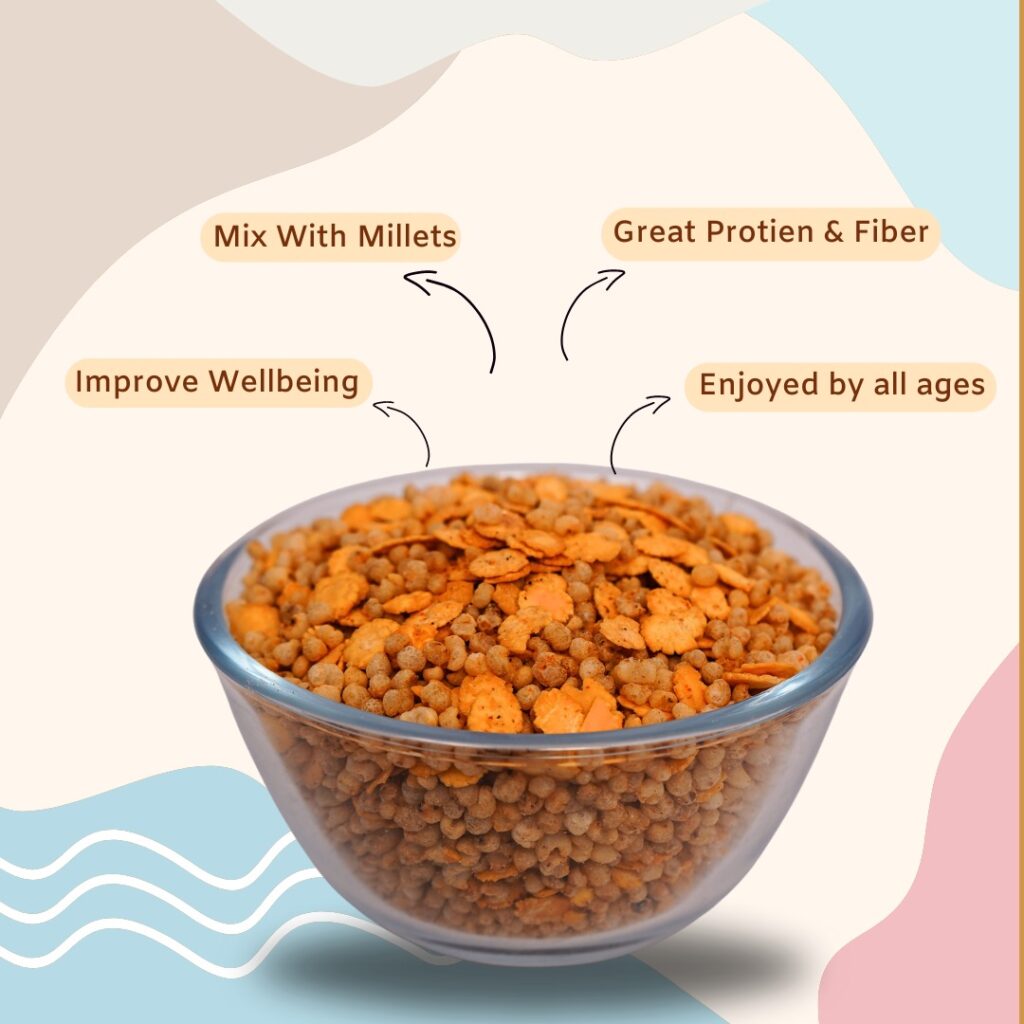 Ishkris Nutri Jumble Bajra Chana Mix 180g - ishkris.in